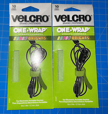 Velcro Brights Green 2 (10) Packs 5in x 1/4in | eBay