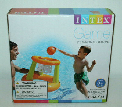 INTEX GAME FLOATING HOOPS KIDS AGES 3 + 26.5" X 21" ONE SET | eBay