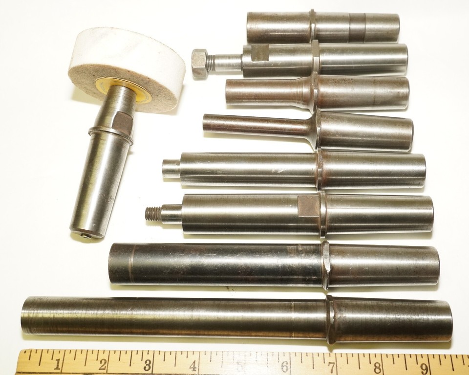 Parker Majestic ID/OD Grinding Wheel Quill Lot, Mandrel, Arbor, Stone ...