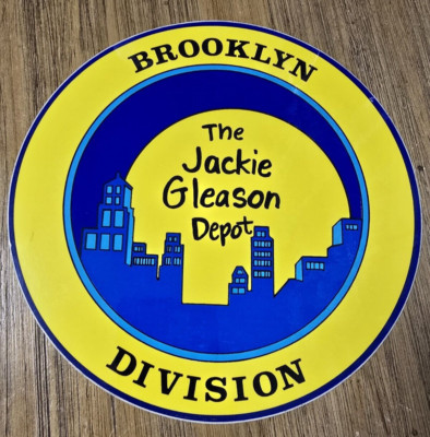 🌙 7.5" NYC TA BUS DECAL STICKER JACKIE GLEASON DEPOT Brooklyn Division ...