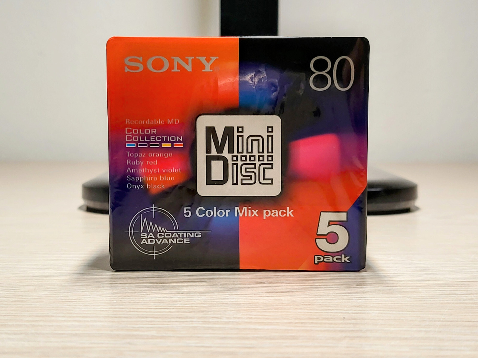 Sony Color Collection 80 min MiniDisc 7th gen (color set of 5, sealed ...
