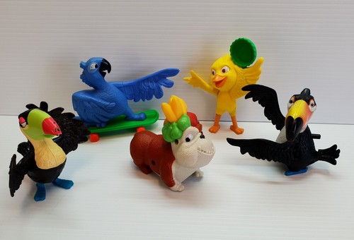 Rio Bird Movie Lot of 5 Figures - McDonalds Happy Meal Toys (2011) | eBay