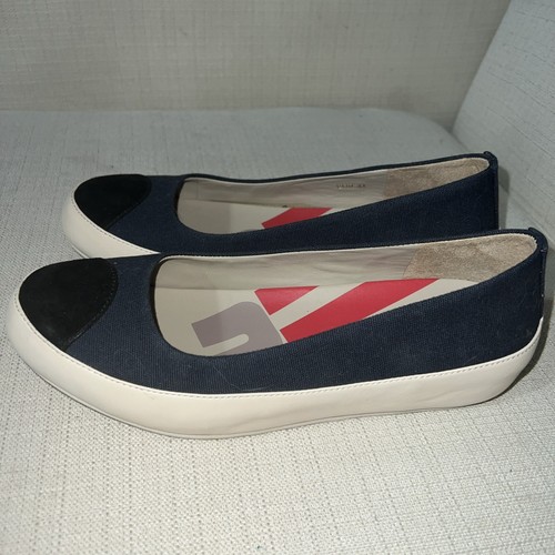 Fitflop Slip On Shoes Size US 9EU 41 Superskate Loafer Wedge Blue Denim ...