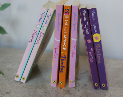 * THE WINNIE YEARS * LOT OF 7 BOOKS by LAUREN MYRACLE ~ ELEVEN, TWELVE ...