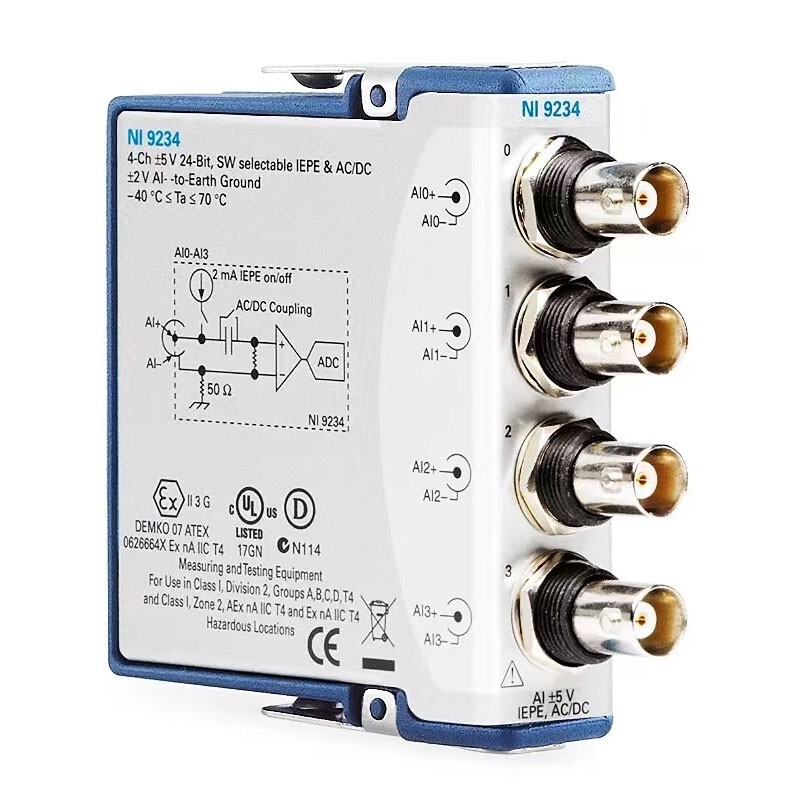 Secondhand 9234 DAQ Module 4CH Data Acquisition Module 779680-01 for NI ...