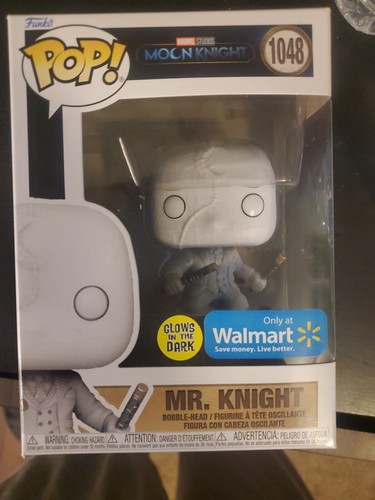 FUNKO POP 1048 MOON KNIGHT MR KNIGHT GLOW IN THE DARK WALMART EXCLUSIVE ...