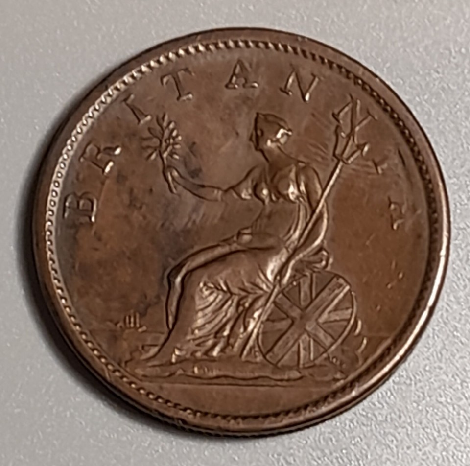 1806 George III One Penny Copper Coin-Excellent Condition-Collectable ...