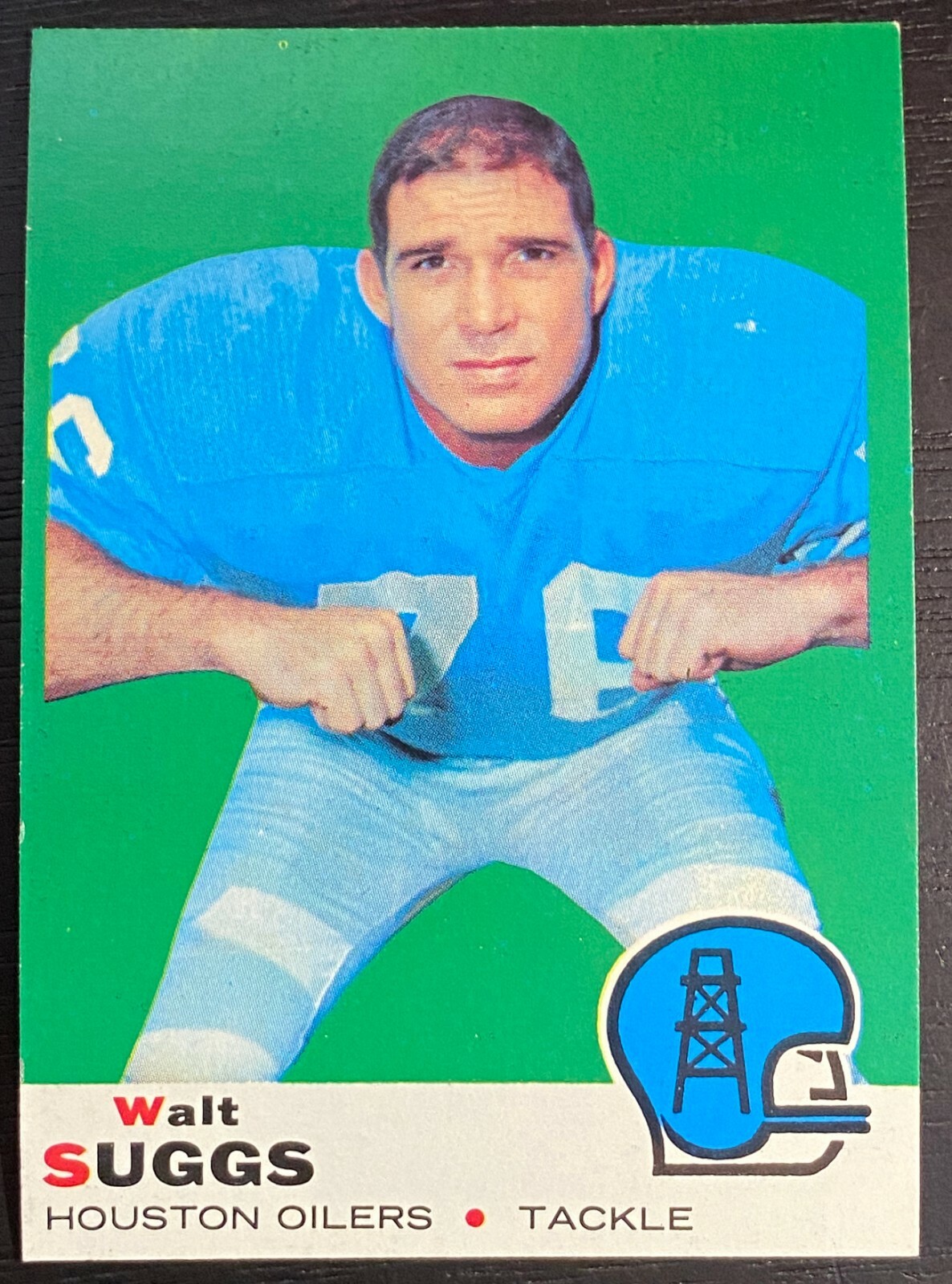 Walt Suggs 1969 Topps Football Single Houston Oilers #118 - See ...