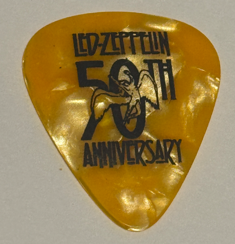 Led Zeppelin Jimmy Page Guitar Pick RARE 50th Anniversary Plectrum | eBay