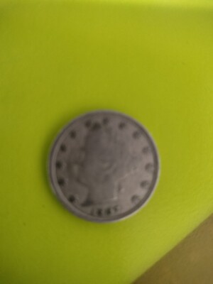 1907 Liberty Head V Nickel 5 Cent Piece AG About Good 5c US Coin ...