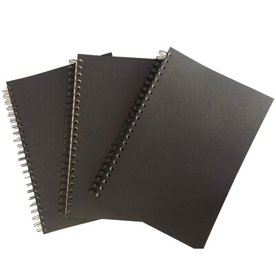 Eco BLACK A3/A4/A5/A6 WHOLESALE notebook Ruled Lined Notepad School ...