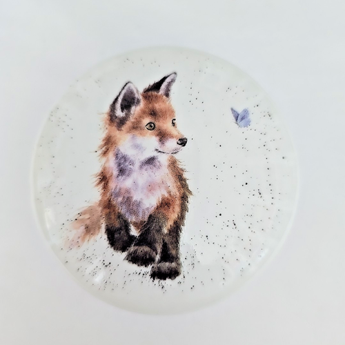 Wrendale Fox Lidded Trinket Box Pot Royal Worcester 85mm x 40mm ...