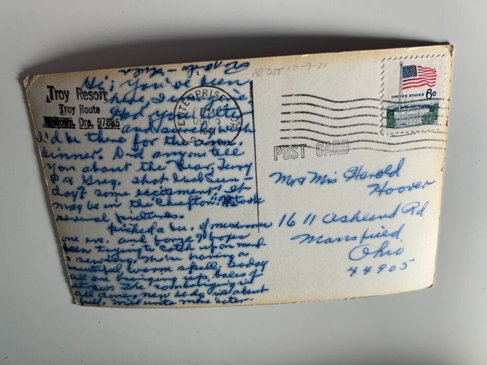 Wenaha River Troy Oregon Postcard | eBay UK