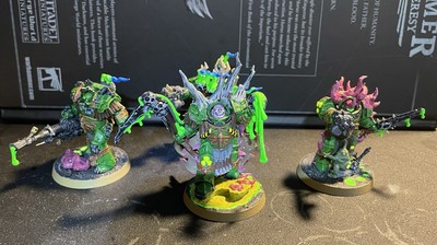 Warhammer 40k: Death Guard Lord Felthius Tainted Cohort | Commission ...