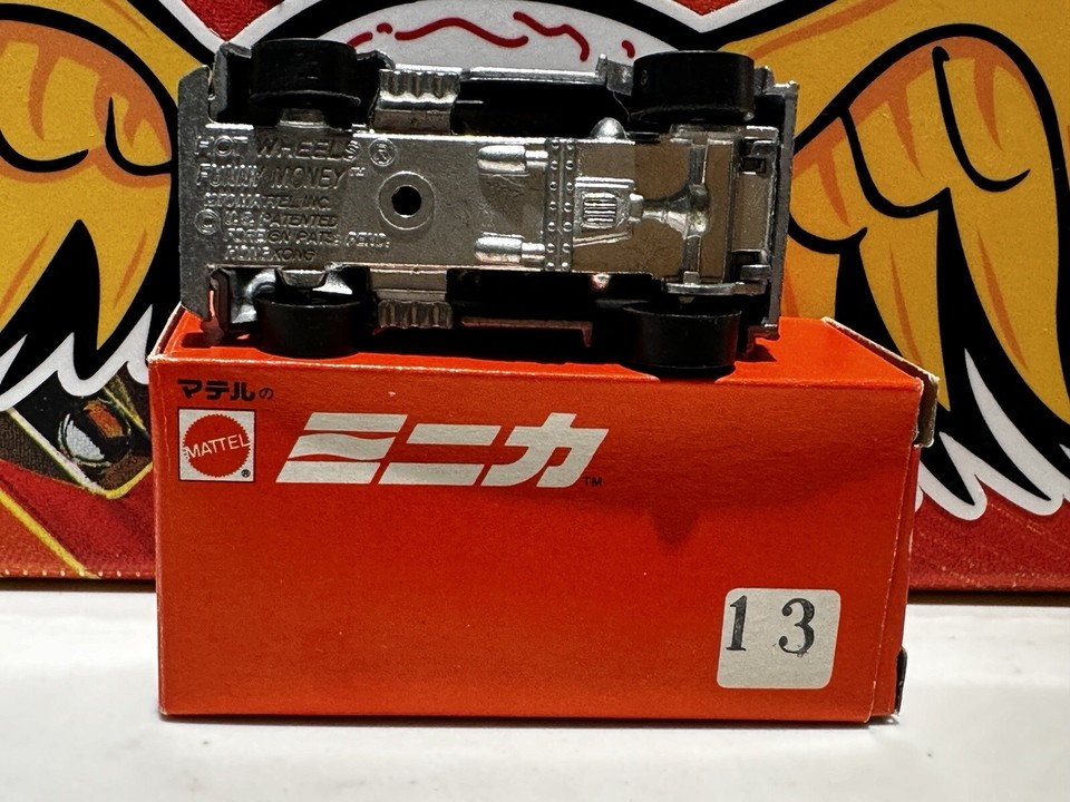 1978 Hot Wheels #13 Funny Money Japan Red Box Blackwall minika Logo ...