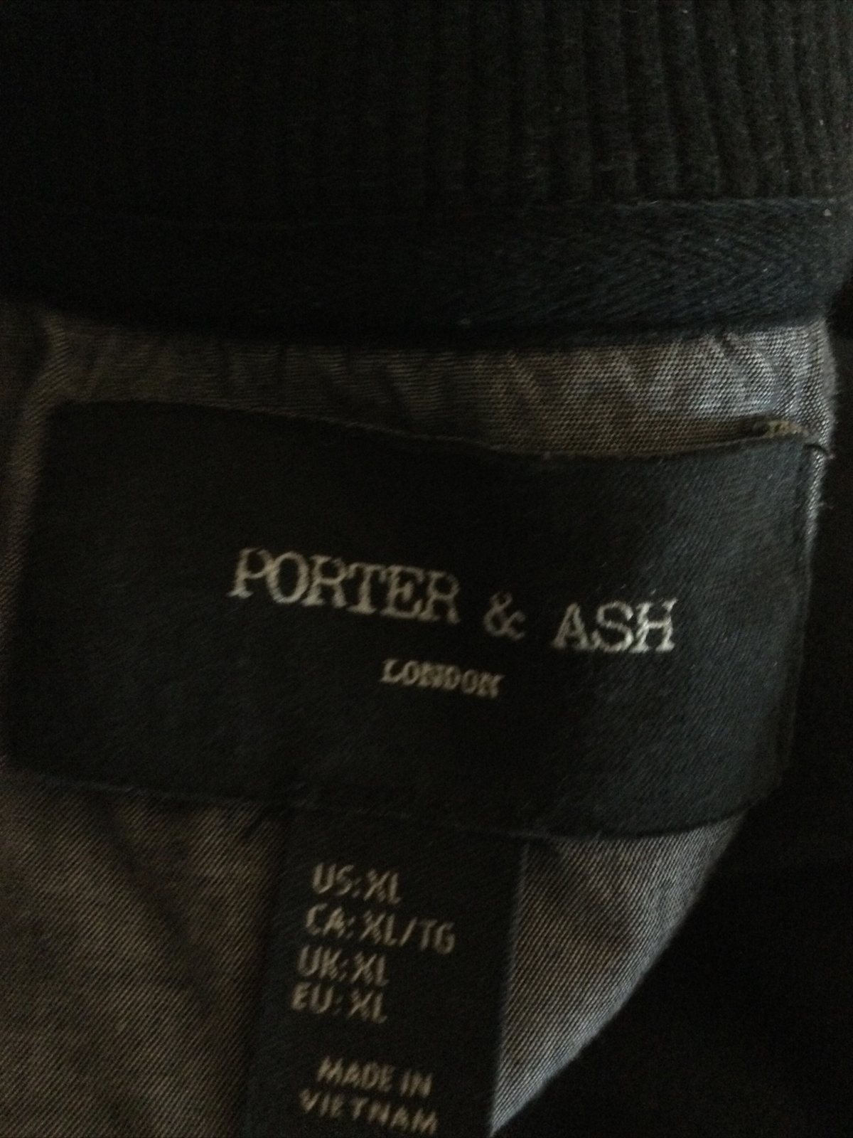 Porter & Ash London Zip Front Cardigan 100% Cotton XL… - Gem