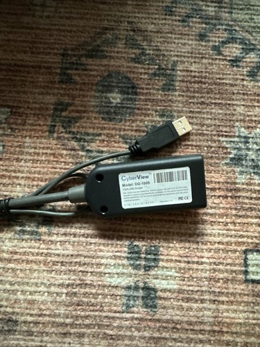 DG-100S CyberView VGA-USB Dongle Adapter for Cat5/Cat5e/Cat6 KVM Switch ...