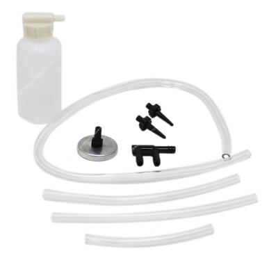 AUTOMOTIVE BRAKE LINE BLEEDING BLEEDER FLUSH TOOL KIT SYSTEM UNIVERSAL ...