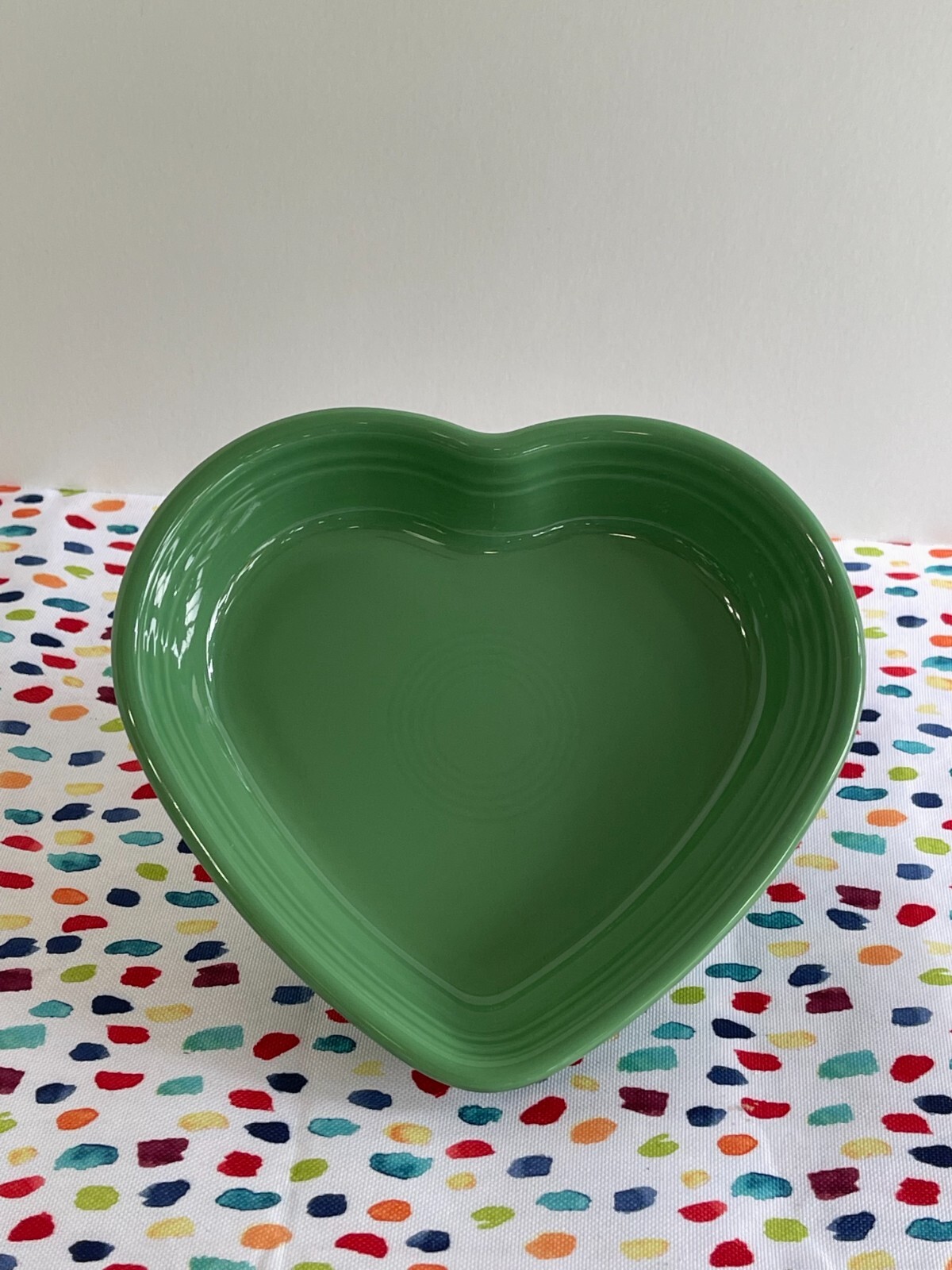 Fiestaware Meadow Medium Heart Bowl Fiesta Green Candy Dish | eBay
