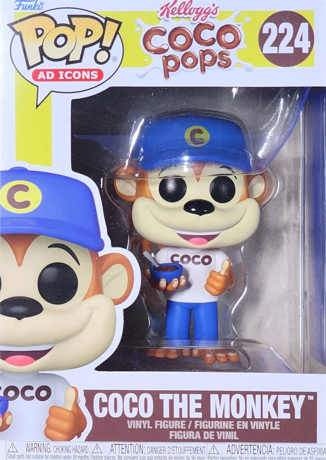 Funko Pop! Ad Icons Kellogg's Coco Pops Coco the Monkey #224 NIB Cereal ...