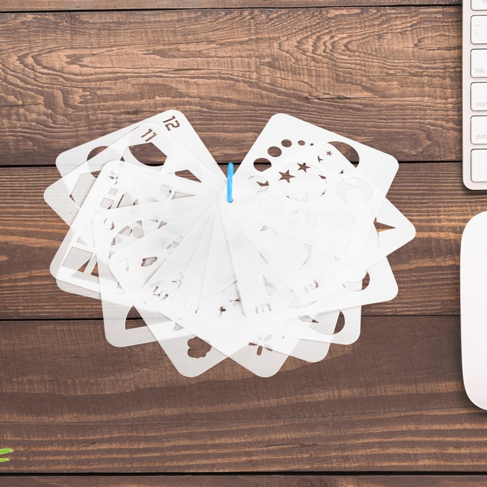 12 Pcs Creative Painting Template Art Templates DIY Craft Supplies ...