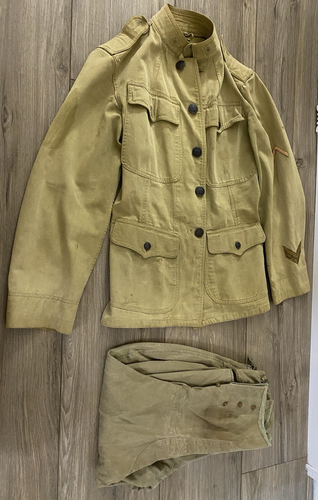WWI WW1 US AEF Summer Uniform Tunic with Pants! | eBay