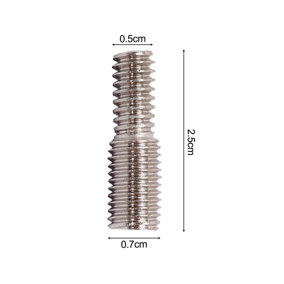 3612PCS Stainless Steel Screw Adapters for 7MM to 6MM Thread ...