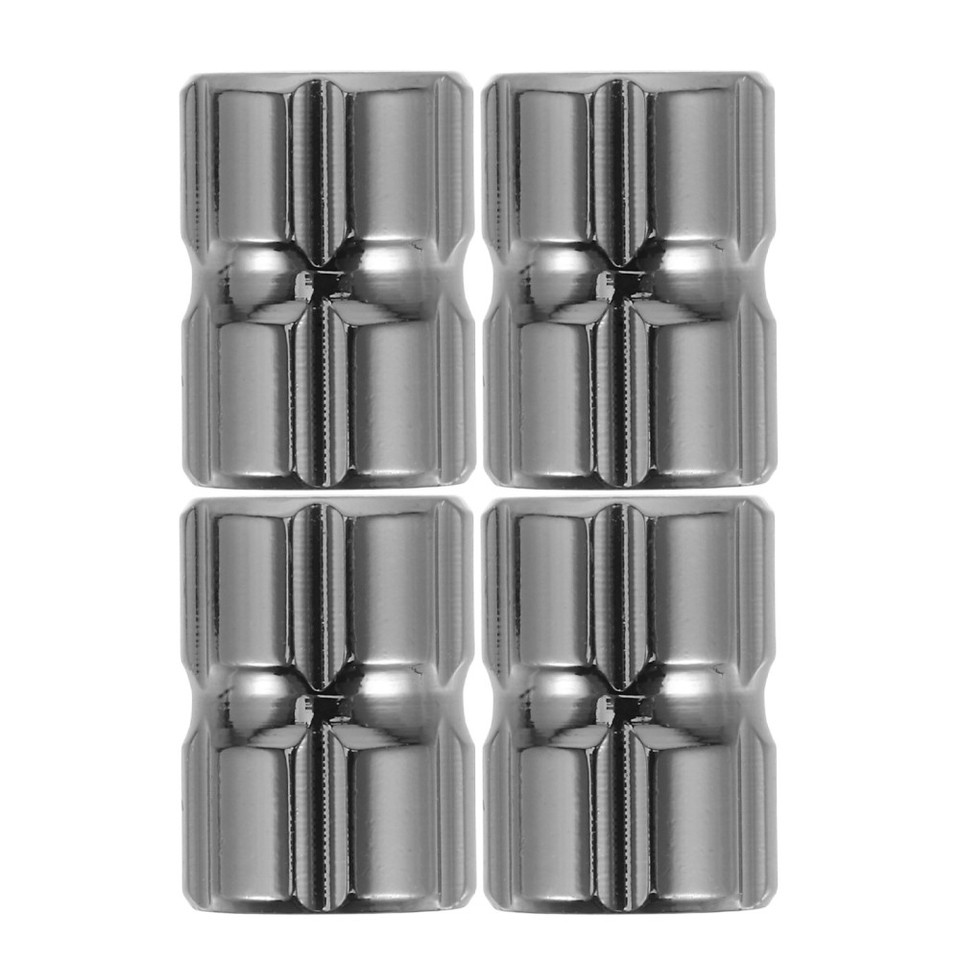 4pcs Valve Stem Caps: Universal Stainless Steel Tire Valve Stem Caps ...