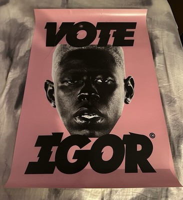 Tyler The Creator Vote For Igor Poster (Pink And Green) 24x36 | eBay