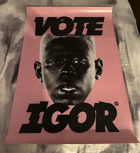 Tyler The Creator Vote For Igor Poster (Pink And Green) 24x36 | eBay