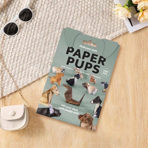 DIY Paper Dogs - 50 Sheets DIY Origami Paper to Fold Cute Animal Dog ...
