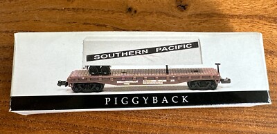 New-Southern Pacific Tank Piggyback Car Model Train - Open Box | eBay
