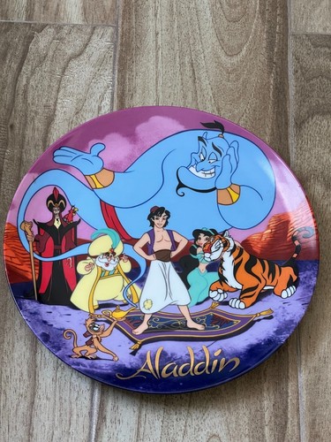 ALADDIN LTD.ED. PORCELAIN PLATE COMMEMORATING 1992 RELEASE 9.25"" NIB ...