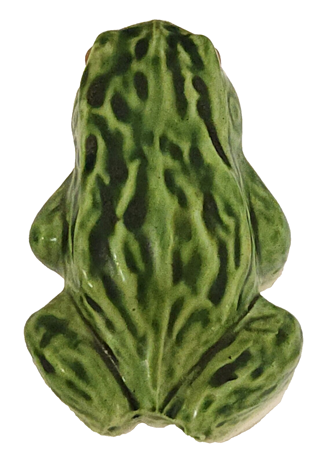 Vintage 1950's Green Ceramic Impish Pixie Elf & Frog Figurines Japan 2 ...