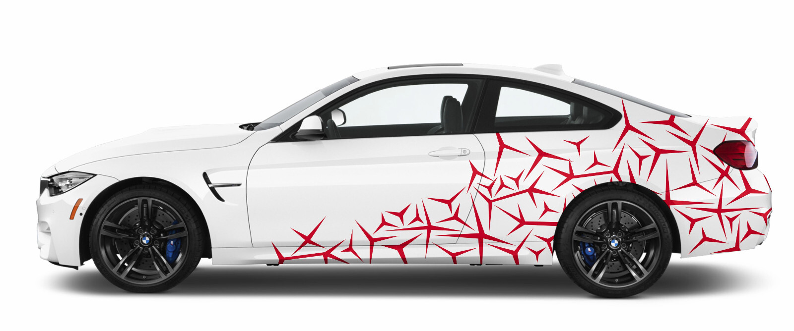 Camouflage XXL Set Aufkleber Auto Seitenstreifen Sticker Sterne Folie ...