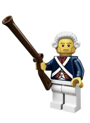 LEGO Minifig Minifigure Revolutionary soldier British lego 71001 | eBay ...