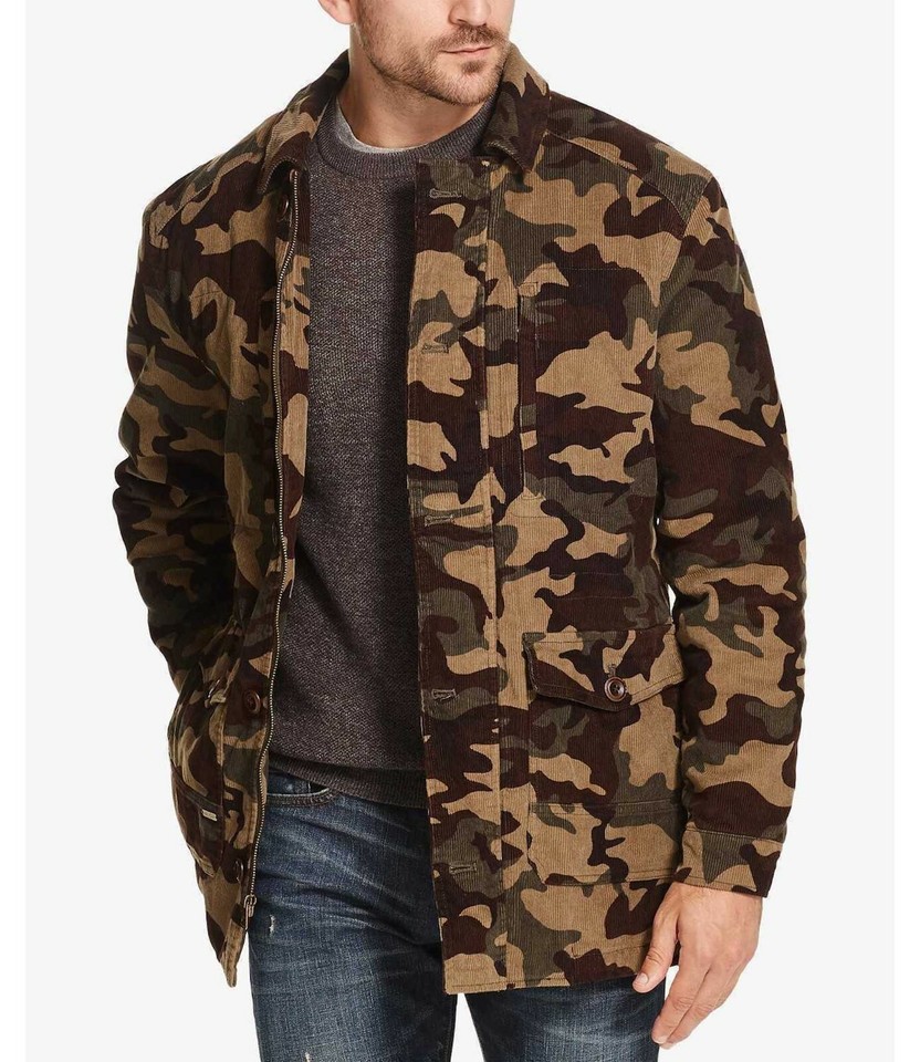 Weatherproof Vintage Men’s Corduroy Camouflage Jacket Size M | eBay