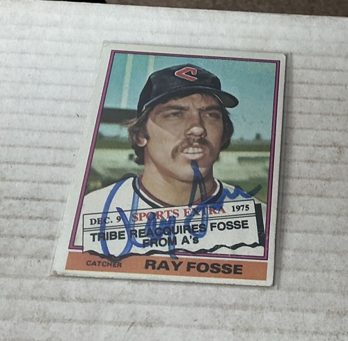 1976 Topps - Traded #554T Ray Fosse - Hand Signed Autograph | eBay