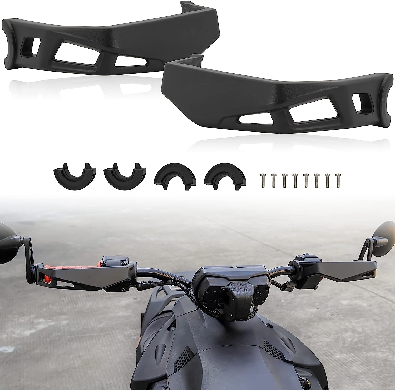 2pcs Handlebars Handguards Protector for Can Am Ryker 600 900#219400998 ...