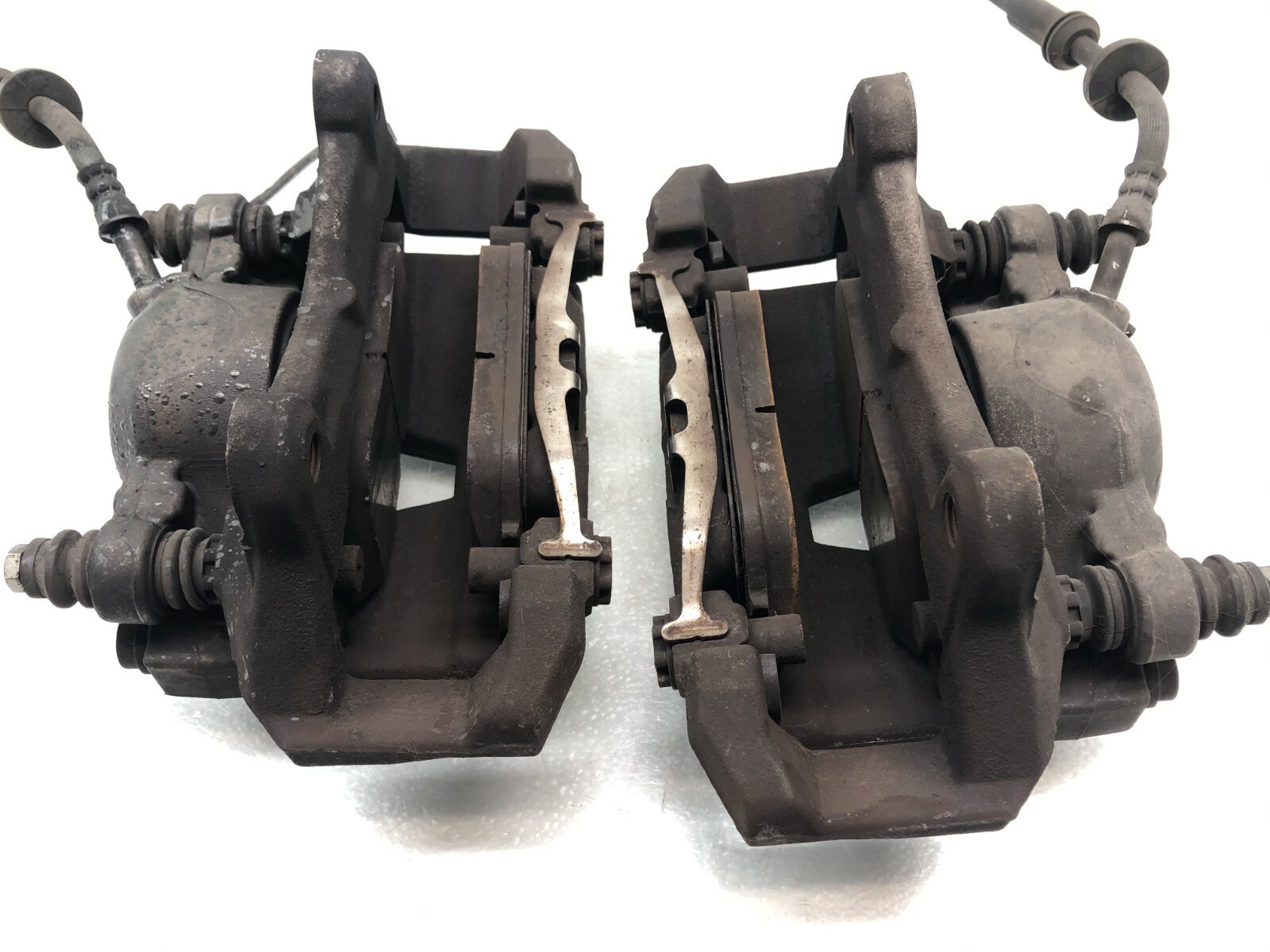 2012-2017 AUDI A6 C7 TDI FRONT BRAKE CALIPERS W/ PADS SET X2 OEM. | eBay