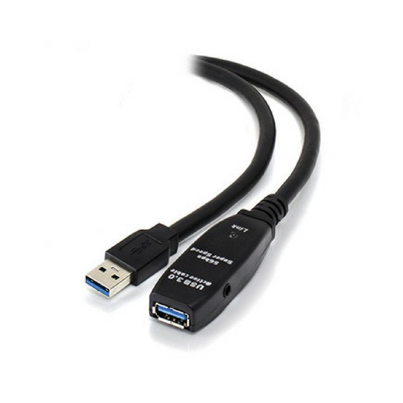 Alogic 5m USB 3.0 Active Extension Type A to Cable- Male Female Cables ...