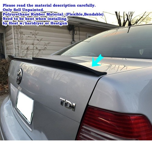 Stock 284FC Type Rear Trunk Spoiler Wing Fits 1999~05 Volkswagen Jetta ...