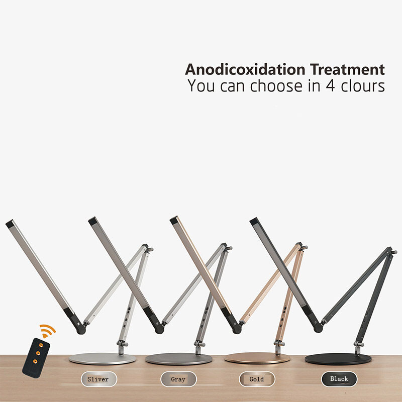 Long Arm 360 Rotating Desk Lamp Work Reading Folding Simple LED Table ...