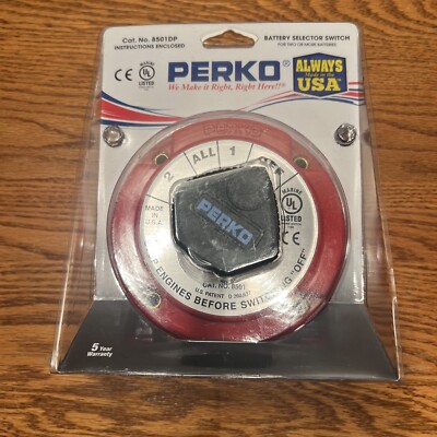 Perko 8501DP Marine Battery Selector Switch - New | eBay