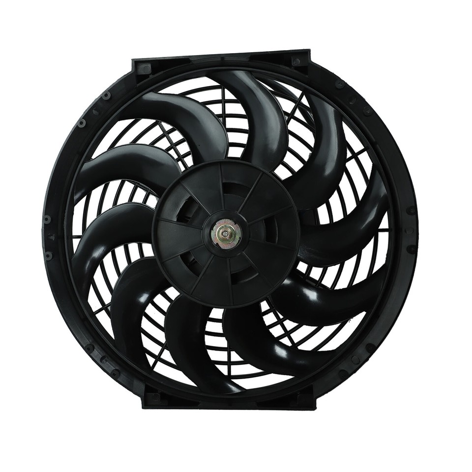 2X 12'' Slim Fan Push Pull Electric Radiator Cooling 12V Universal Kit ...