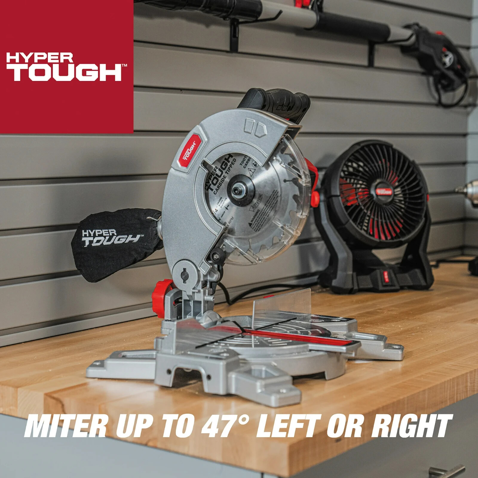 Hyper Tough 7-1/4 inch 9 amp Miter Saw, 91006 | eBay