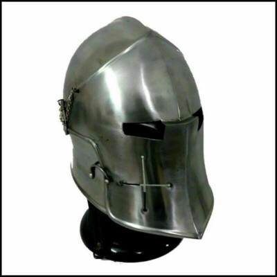 Medieval Barbuta Armor Helmet / Greek Roman Templar Knight Visor ...