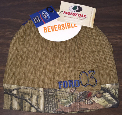 Ford Camouflage Camo Knit Cap Hat, Reversible, Officially Licensed ...