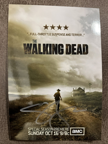 Steven Yeun The Walking Dead Signed 4x6 Autograph | eBay