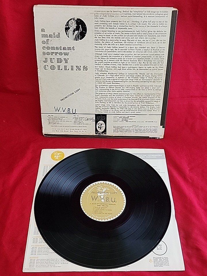 Judy Collins A Maid Of Constant Sorrow Lp Vinyl Record Album ...